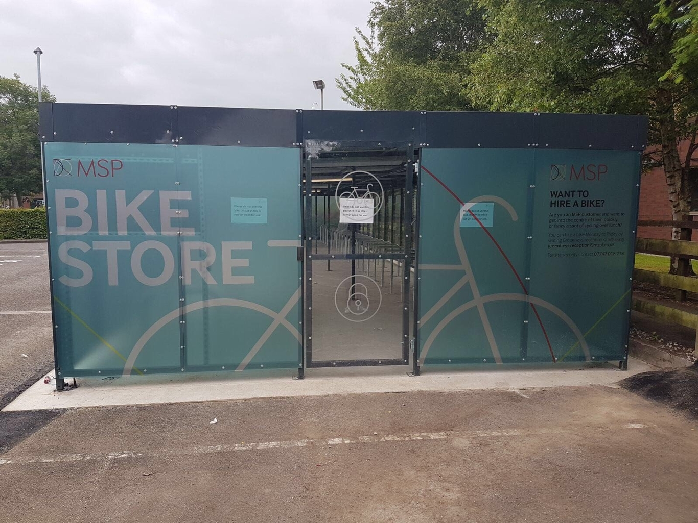 100 Bike Space Bespoke Compound, Manchester - Bike Dock Solutions Blog