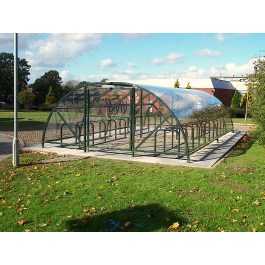 40 Space Bicycle Enclosure & Bike Stands