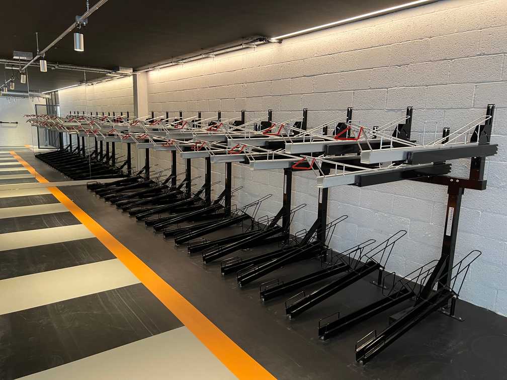 Two Tier Bike Rack DWG & Revit - Bike Dock Solutions