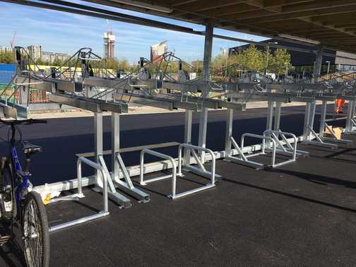 Value Two Tier Bike Rack Revit & DWG - Bike Dock Solutions