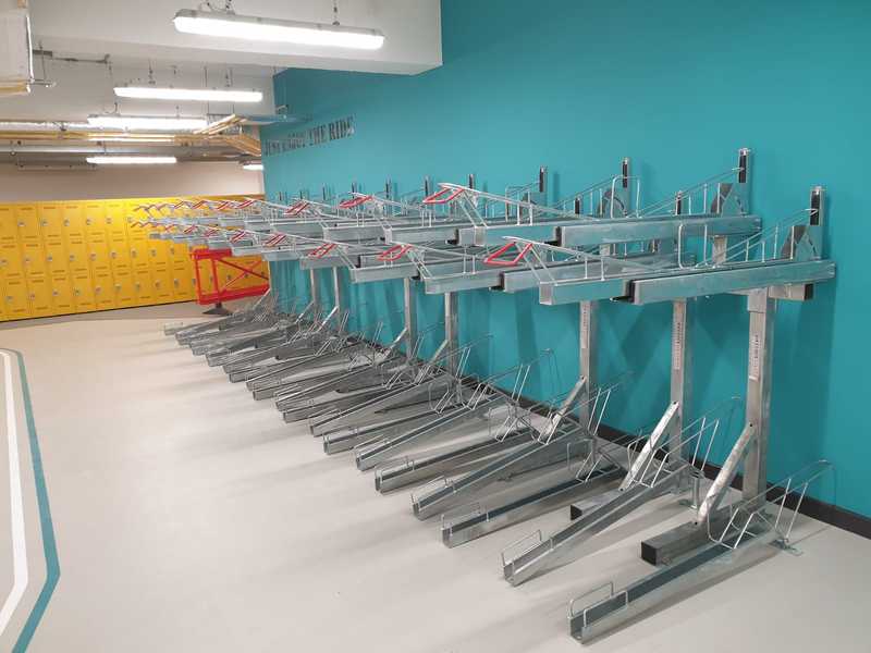 Two Tier Bike Rack DWG & Revit - Bike Dock Solutions