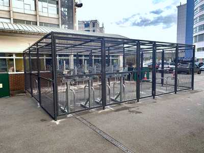 Bike Security Enclosure DWG - Bike Dock Solutions