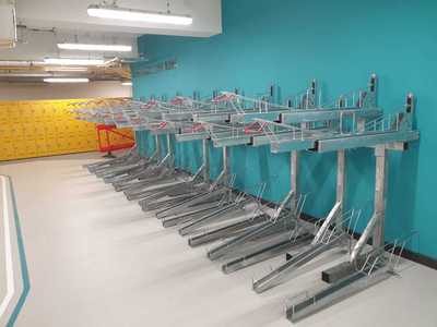 Two Tier Bike Rack DWG & Revit - Bike Dock Solutions