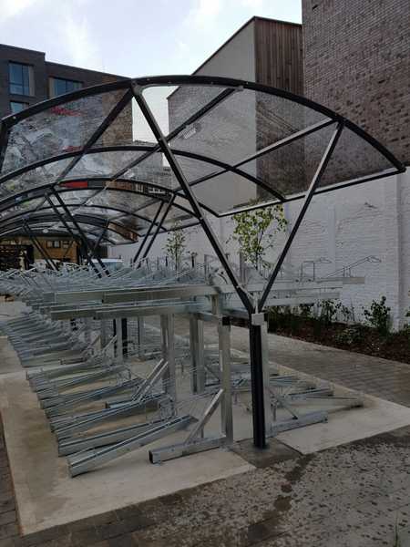 Two Tier Cycle Shelter DWG - Bike Dock Solutions Two Tier Cycle Shelter DWG - Bike Dock Solutions