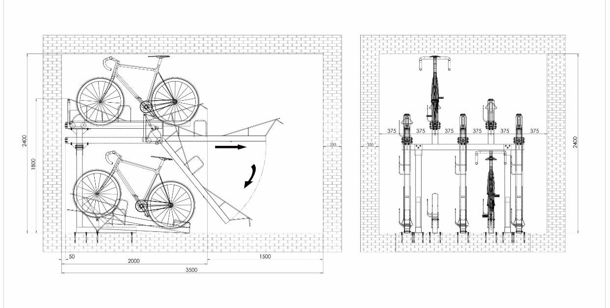Bike Storage Solutions for Architects and Planners